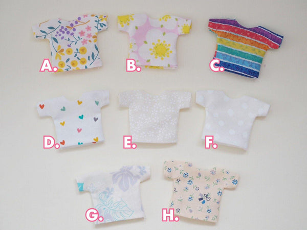 Pattern T-Shirt Nendoroid OB11 Clothes | Moko's Boutique