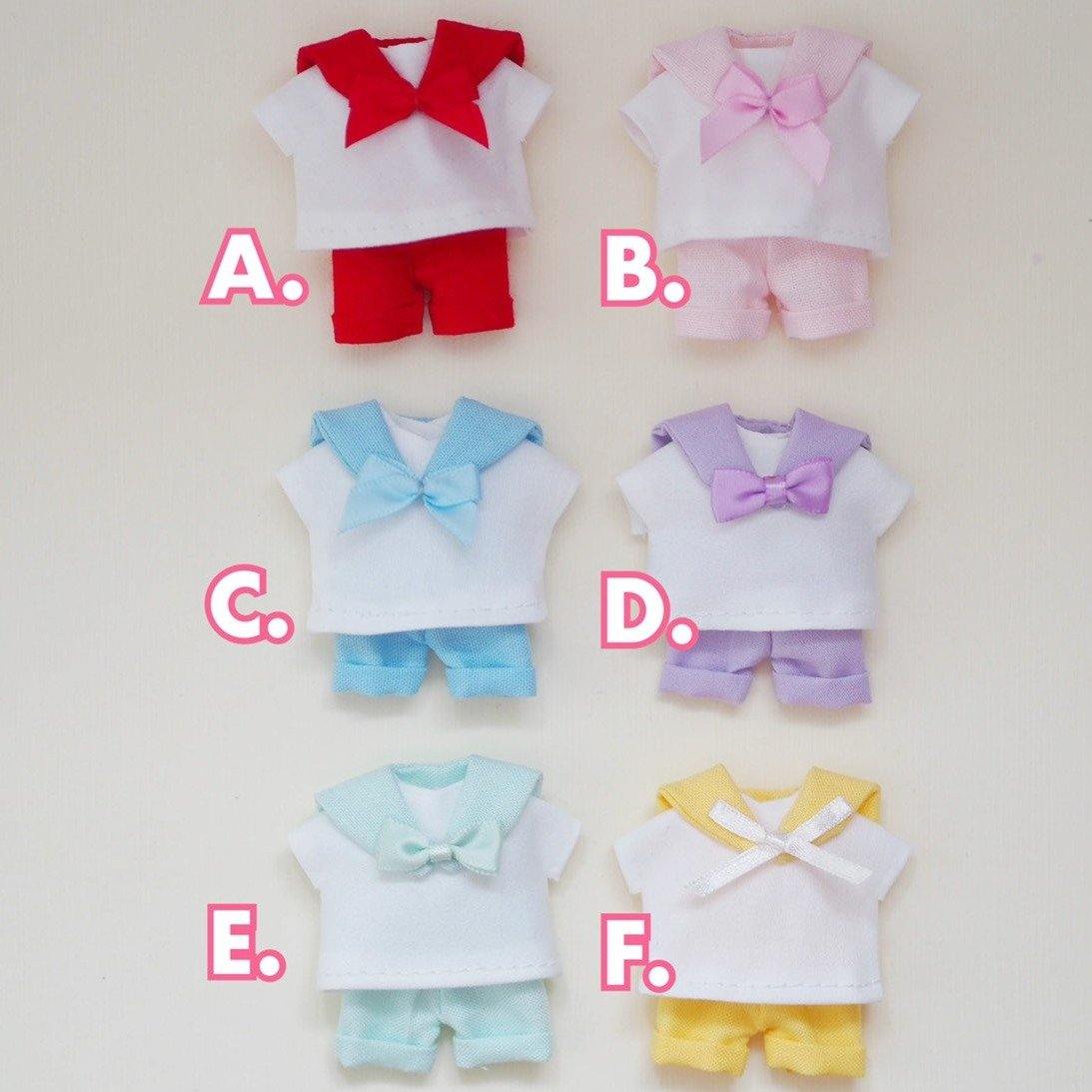 Sailor Sets | Nendoroid Obitsu 11 Clothes | Moko's Boutique